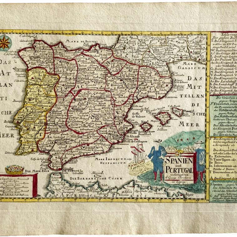 SPANIEN und PORTUGAL - 1492 Maps