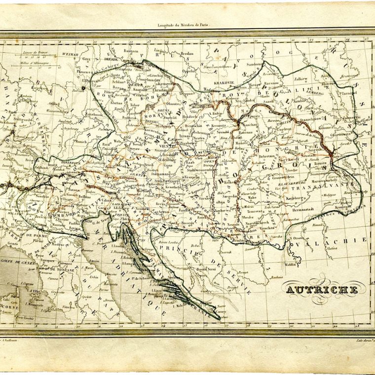 Autriche - Atlas Universel de geographie ancienne et moderne - 1492 Maps